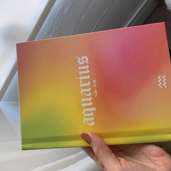 Pisces Zodiac Journal | Handcrafted Blank Astrology Green Notebook ...