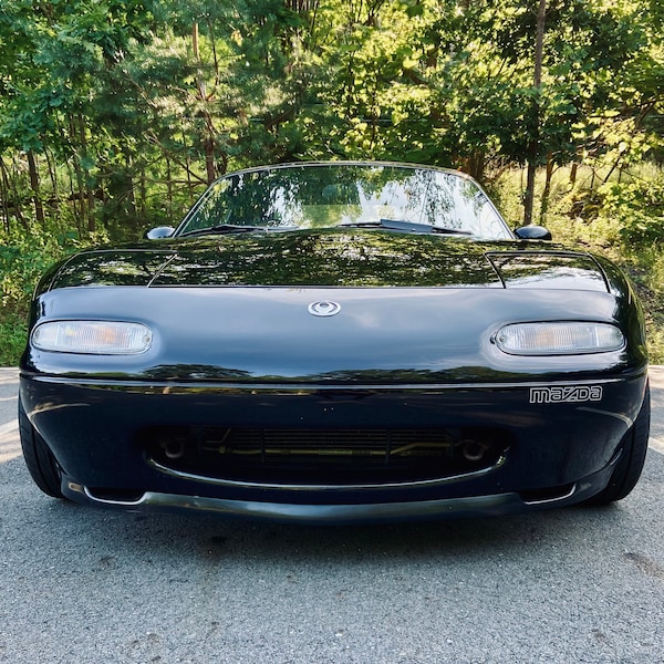 Mazda Miata Front Bumper Logo; Like OEM Decal, Vintage Styles Available ...