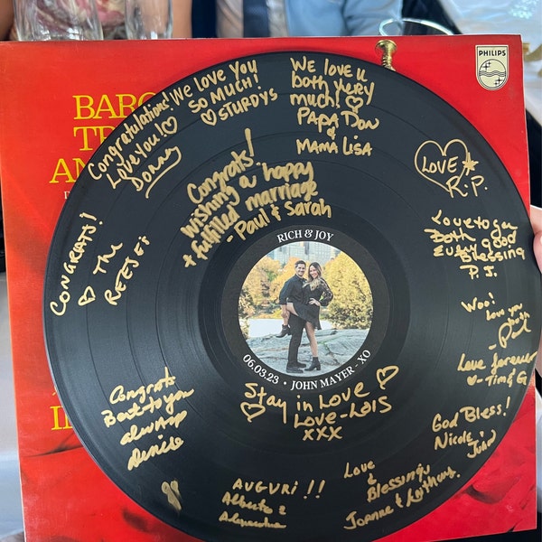 Custom Vinyl Record Label, Custom Wedding Record Label, Custom Record ...