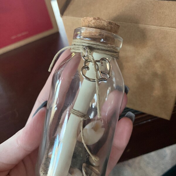 Personalized Message in a Bottle + Gift Box | Say Anything You Want ...