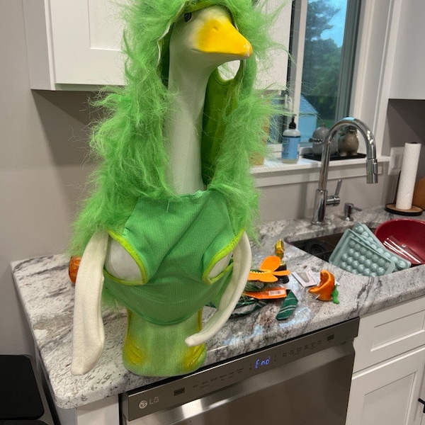 Goose Outfits Pattern for RUFFLED DRESS and Accessories. CHOOSE From 2 ...