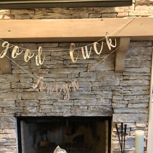 Custom Banner Good Luck, Custom Going Away Party Banner, Banners and ...