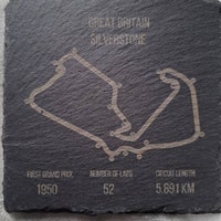 F1 Circuit - Slate Coaster 4 Pack - Etsy UK
