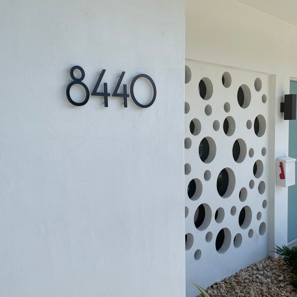 10 Inch Modern House Number, Acrylic Number, Plastic Number, Garage ...