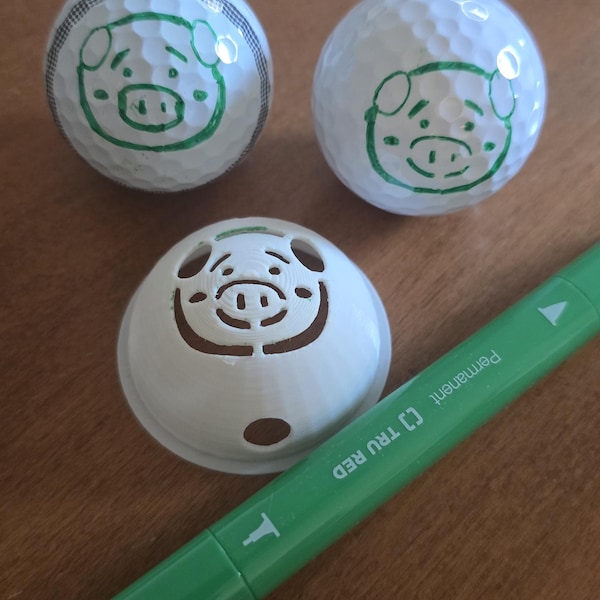 Custom Golf Ball Stencils & Markers - Etsy
