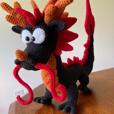 Dragon Lóng Amigurumi Crochet Pattern Chinese Dragon - Etsy