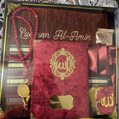 Islamic Gifts, Mini Quran Tasbih Gift Set, Wedding Favors, Islamic ...