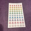 Spring Rainbow Mixed Boxes Planner Stickers Half Boxes - Etsy