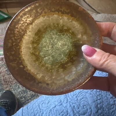 EXTRA LARGE CENTERPIECE Geode Plate Made to Order: Fused Glass Platter ...