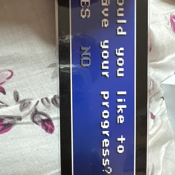 Final Fantasy Bookmark "would You Like to Save Your Progress?" - High ...