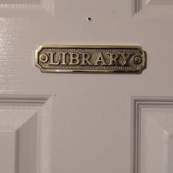 Solid Brass "loo" Door Sign in a Choice of Three Finishes Polished ...