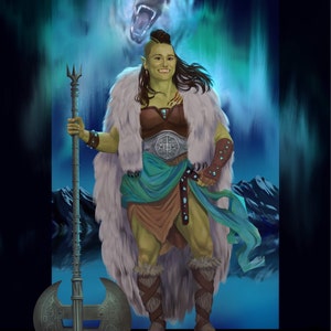 Custom Fantasy Character Bust Portrait Character Commission Painting ...