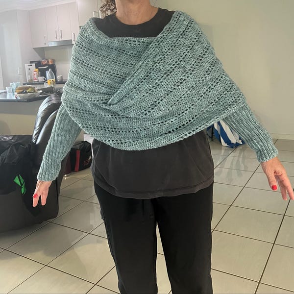 HUG ME Tight:easy All-sizes Crochet Pattern Sweater Scarf, Scarf With ...