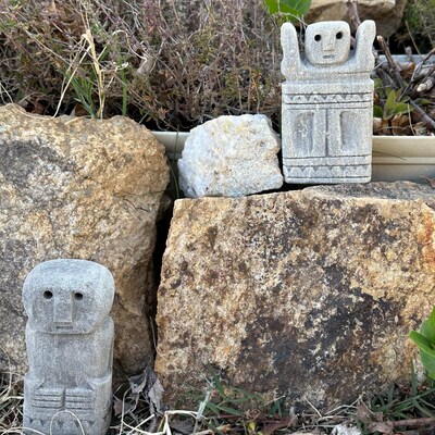 Primitive Statue, Stone, Sculpture, Hand Carved, Handmade, Carving ...