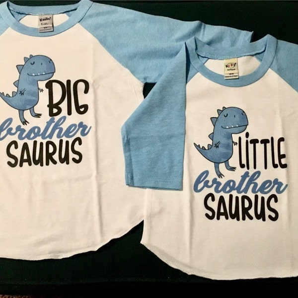 Big Brother Saurus Shirt Dinosaur Shirt Big Brother Shirt Sibling Shirt ...