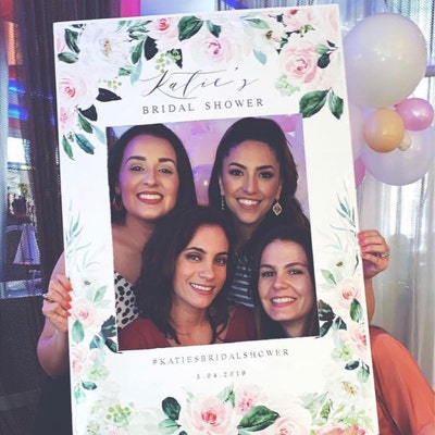 Picture Frame Prop Template, Photo Booth, Social Media, Selfie, Bridal ...
