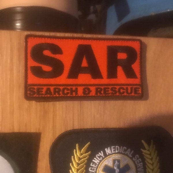 Search&rescue SAR Patch (3 Inch) Embroidered (hook + Loop) Velkro ...