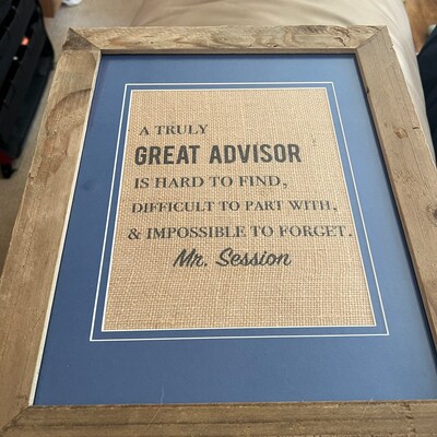 Advisor Custom Print Academic Advisor Gift - Etsy