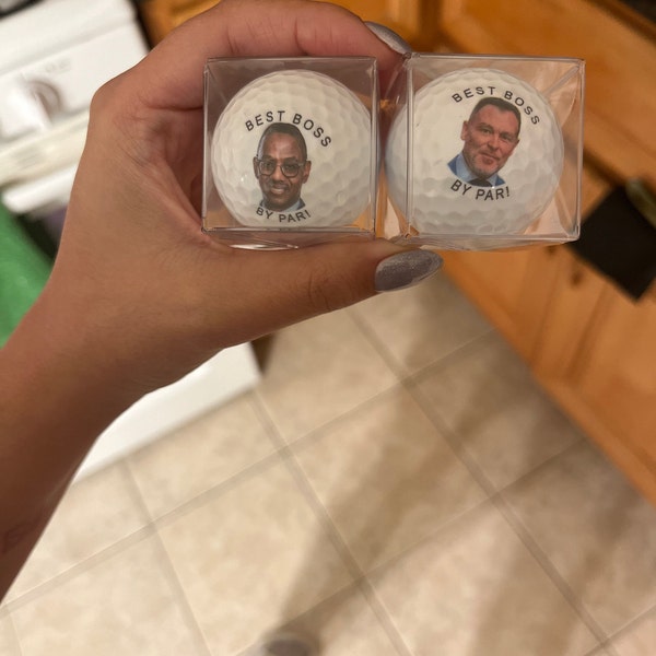 Best Boss Golf Gift - Personalized Photo Golf Ball & Tee Stand OR Set ...