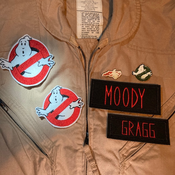 Ghostbusters Logo Patch Embroidered Iron on Patch Flight Suit Costume ...
