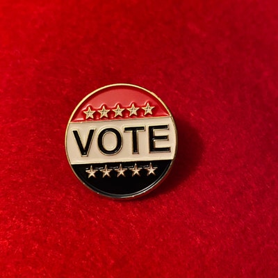 VOTE Soft Enamel Pin. Spread the Word to Get Out and VOTE - Etsy