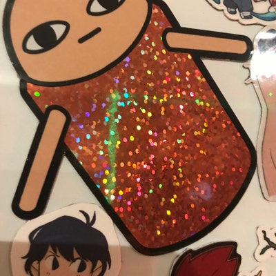 Sakura Card Glossy Metallic Sticker - Etsy