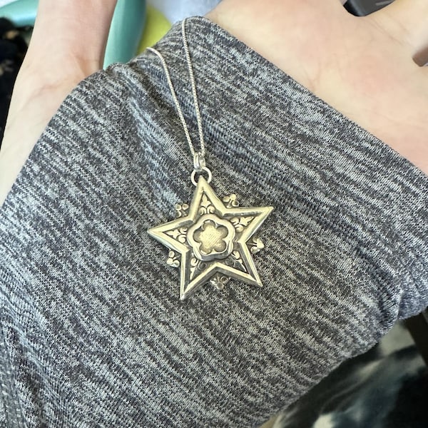 The Star of Protection - Five Pointed Sterling Silver Star Necklace ...