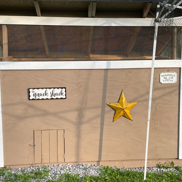 The Quack Shack~duck Sign~coop Wood Sign~quack Shack Wood Sign~barn ...