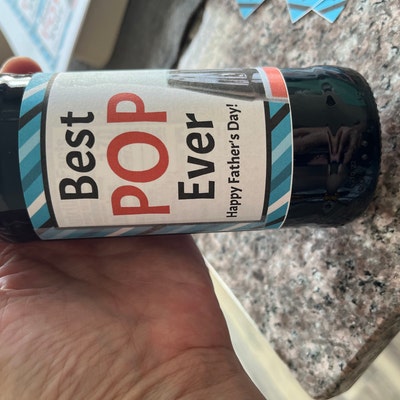 PRINTABLE Best POP Ever Tags, Dad Soda Gift, Dad Pop Gift, Gifts for ...