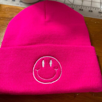 Smiley Face Machine Embroidery Design 4 Sizes INSTANT DOWNLOAD - Etsy