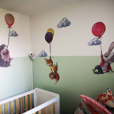 Peter Rabbit Wallpaper Rabbit Wall Decor Nursery Wallpaper - Etsy