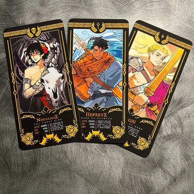 Percy Jackson Mythomagic Cards and Charms - Etsy