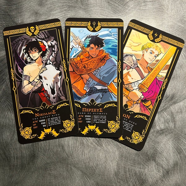 Percy Jackson Mythomagic Cards and Charms - Etsy UK