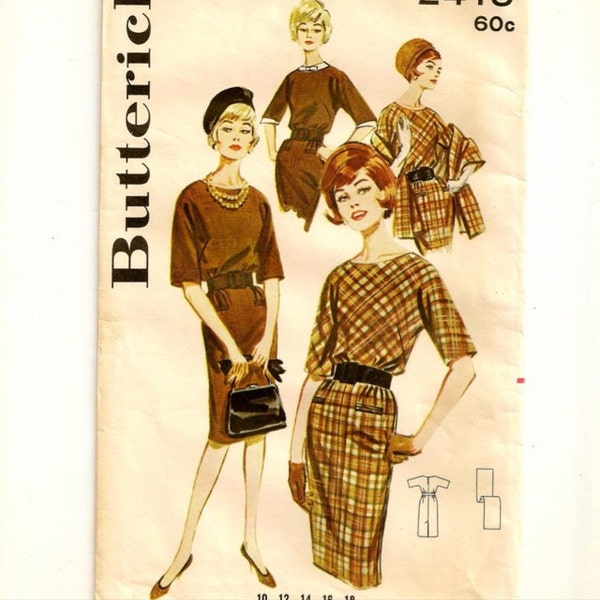 A Sleeveless, Princess Seam Sheath Dress, Hat and Bag Pattern for Women ...