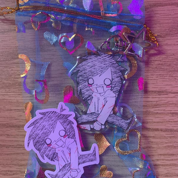 Ticci Toby Sticker | 2.5" Laminated Vinyl Sticker | Creepypasta | Toby ...