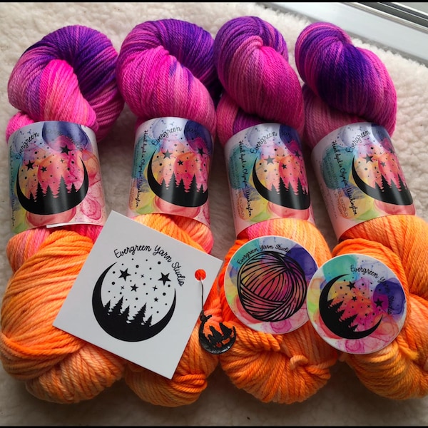Island Sunset | MADE TO ORDER | Hand Dyed Yarn, Indie Dyed Yarn, Sock ...