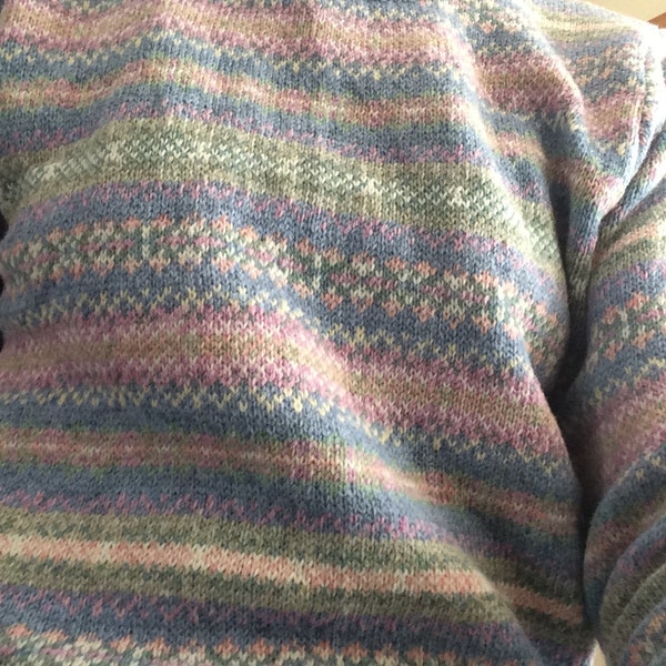 Crest Fair Isle Slip Over 0012-3309-F51 Oatmeal - Etsy