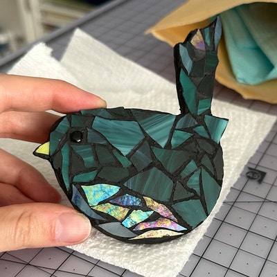 Snowflake Glass Mosaic - Etsy