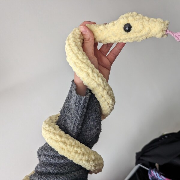 Snake CROCHET PATTERN Soft Amigurumi SNAKE Toy Animal Crochet Tutorial ...