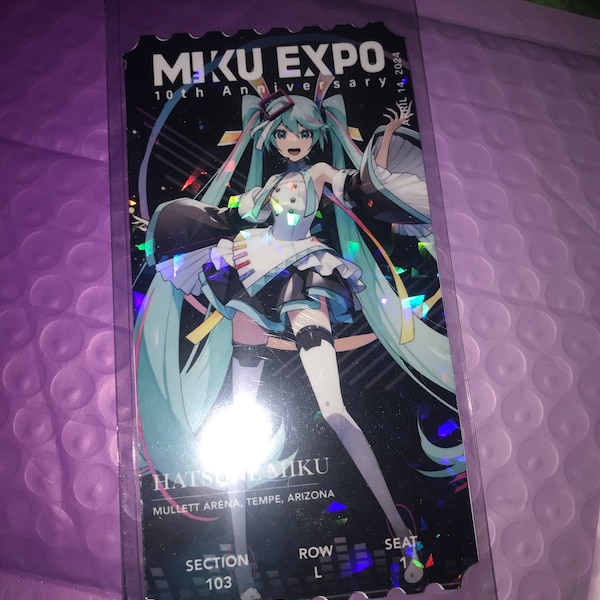 Hatsune Miku 10th Anniversary "miku Expo" Custom Physical | Memento ...