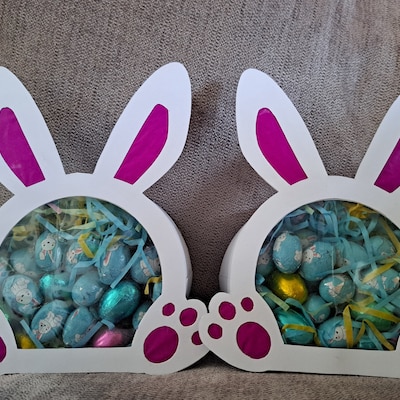 Bunny Easter Candy Box SVG for Cricut Projects, Scanncut, Cameo4 Easter ...