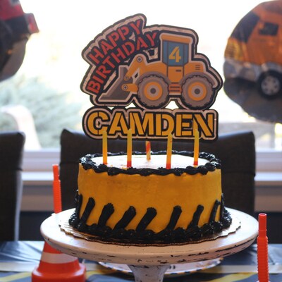 Custom Monster Truck Off-road Truck Birthday Party Cake Topper Cupcake ...
