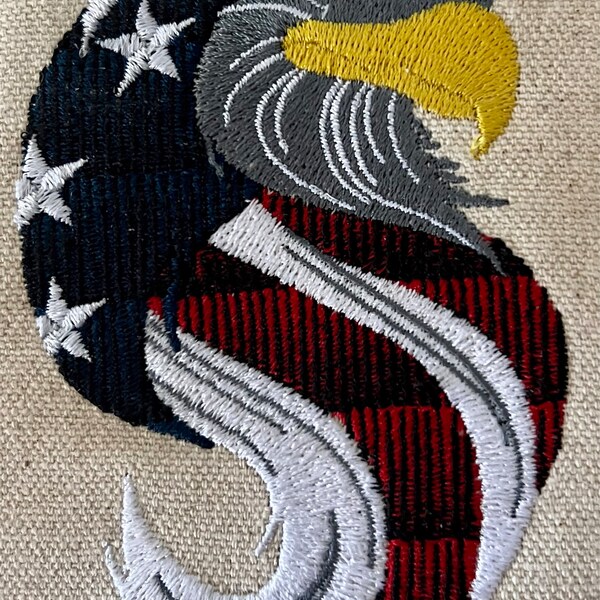 Machine Embroidery Design - American #03 - Etsy