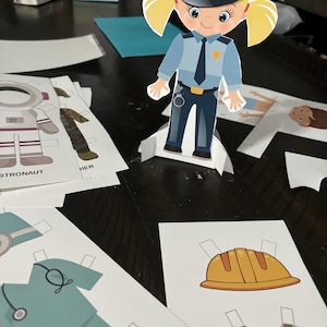 Community Helpers Busy Book, Toddler Activities, Busy Binder, African ...