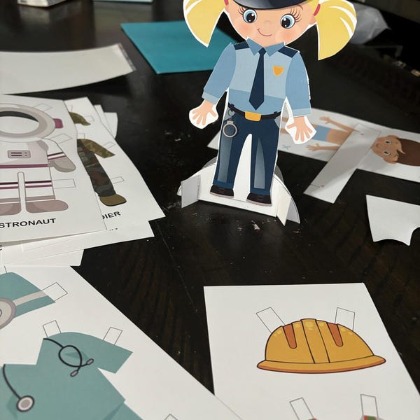 Community Helpers. Occupation Printable. Black History Kids Activities ...