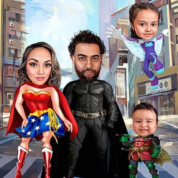 Turn Yourself Into Superhero, Custom Digital Download Superhero ...