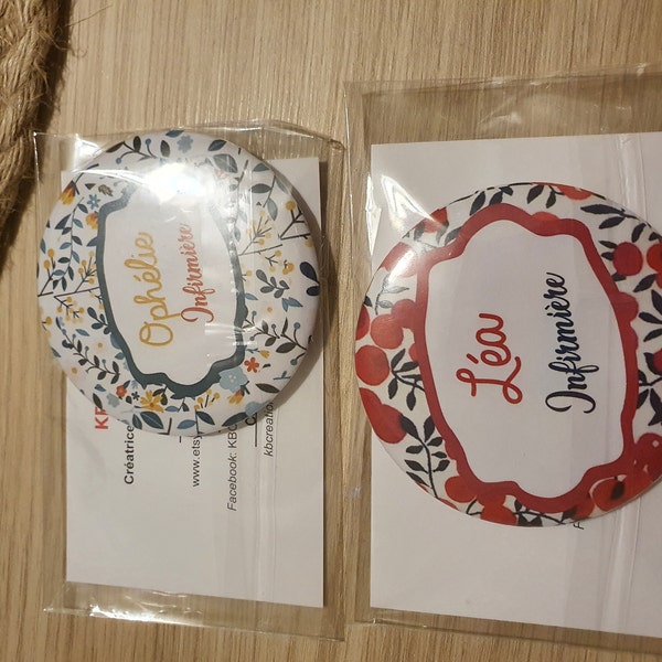 Personalized Badge Badaboum Theme Birthday - Etsy