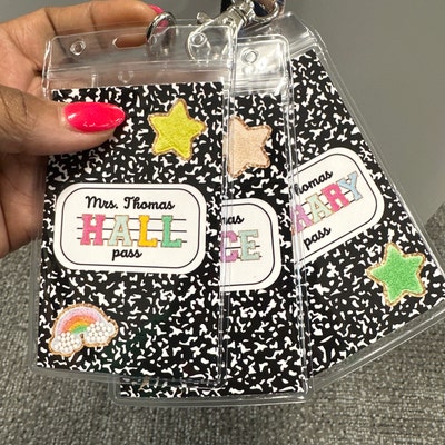 Class Hall Pass Lanyards - Etsy