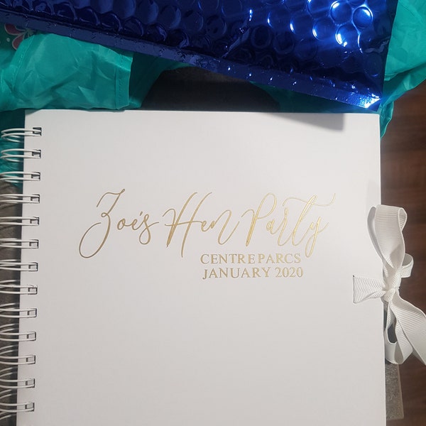 Personalised Hen Party Memory Book, Personalised Scrapbook, Photo Book ...