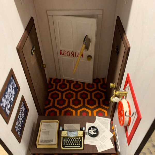 Horror Book Nook Haunted House Ghost Diorama Mansion Spooky Book Nook ...